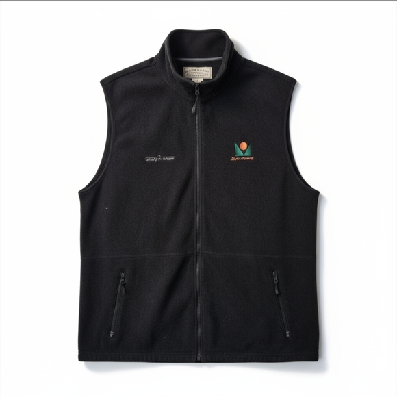 Vintage | Jackets & Coats | Vintage Sun Mountain Fleece Black ...
